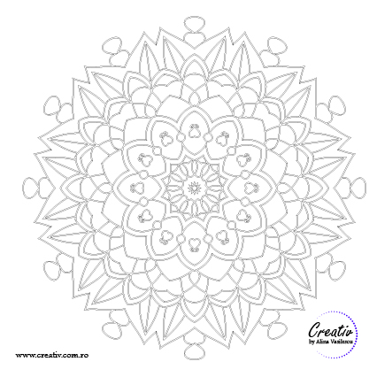 Carte de colorat – Colecții de mandale unice